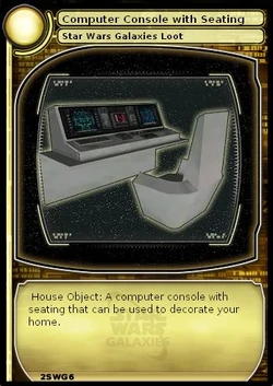 Computer Console with Seating | SWG Wiki | Fandom