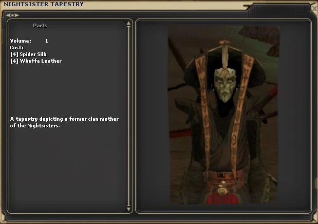 Nightsister Tapestry (II) | SWG Wiki | Fandom