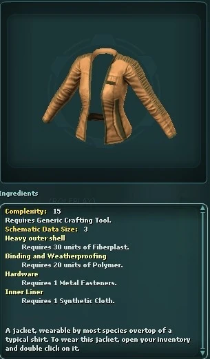 Rugged Jacket | SWG Wiki | Fandom