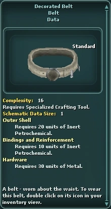 Decorated Belt | SWG Wiki | Fandom