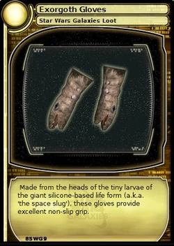 Exorgoth Gloves | SWG Wiki | Fandom