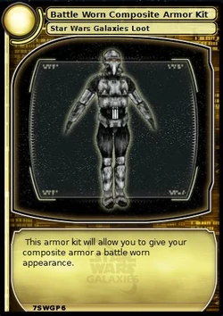 Battle Worn Composite Armor Kit | SWG Wiki | Fandom