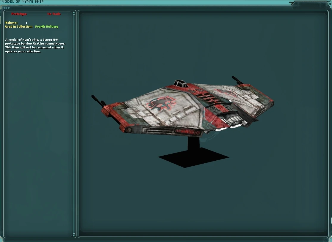 Model of Nym's Ship | SWG Wiki | Fandom