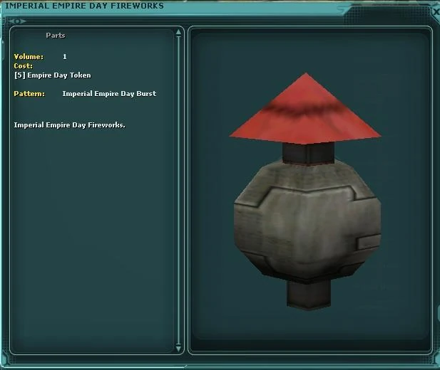 Imperial Empire Day Fireworks | SWG Wiki | Fandom