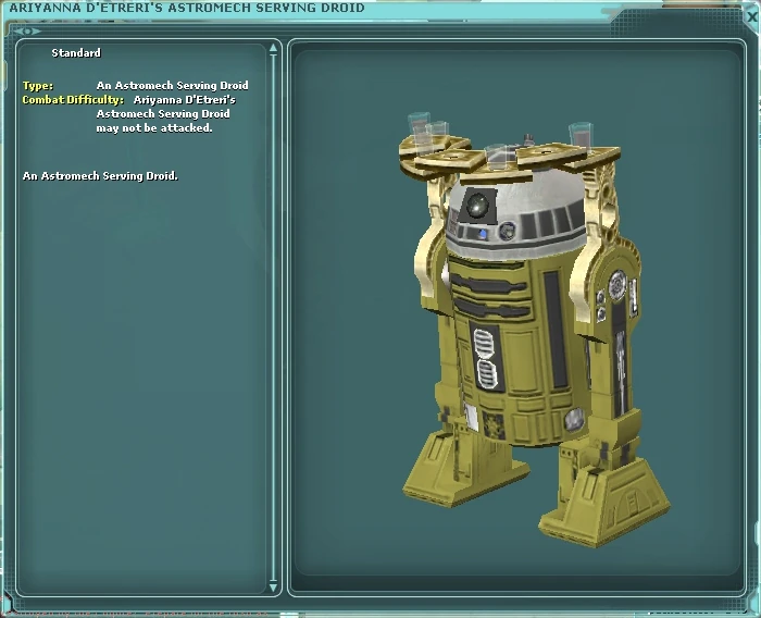 Astromech Serving Droid Terminal | SWG Wiki | Fandom