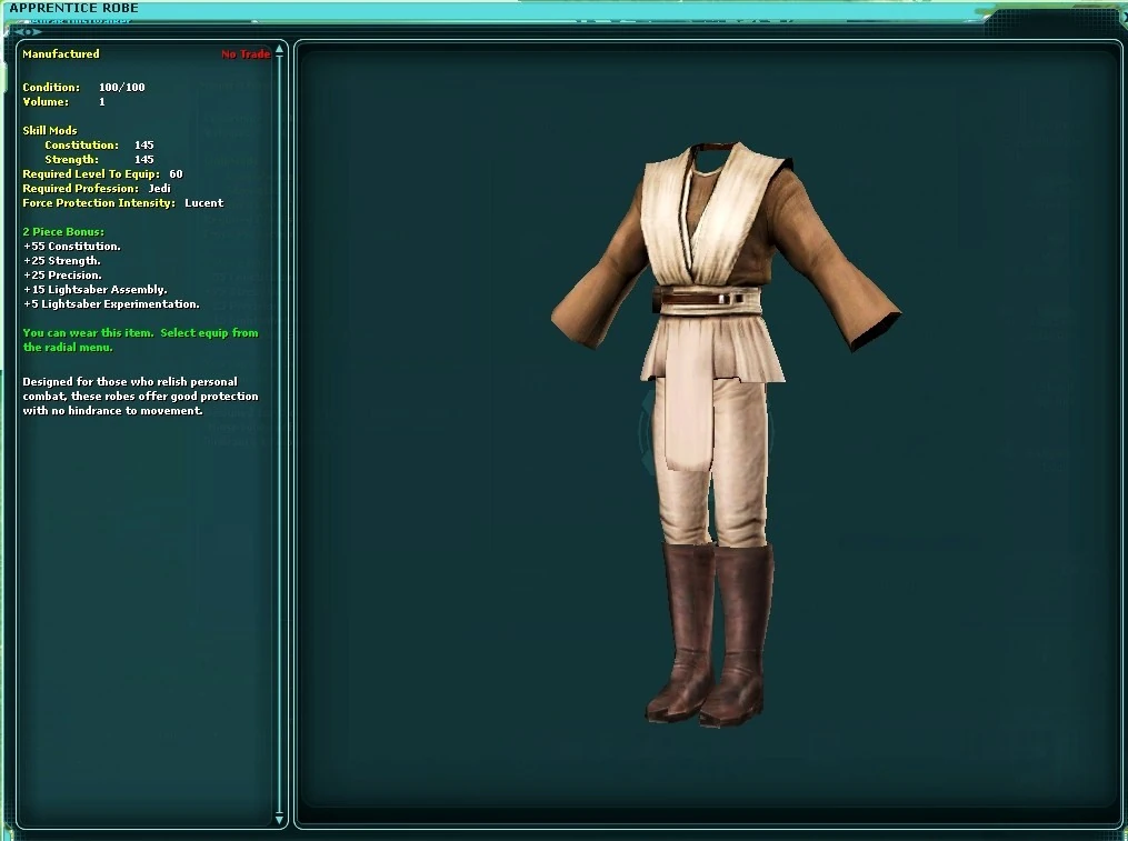 Apprentice Robe | SWG Wiki | Fandom
