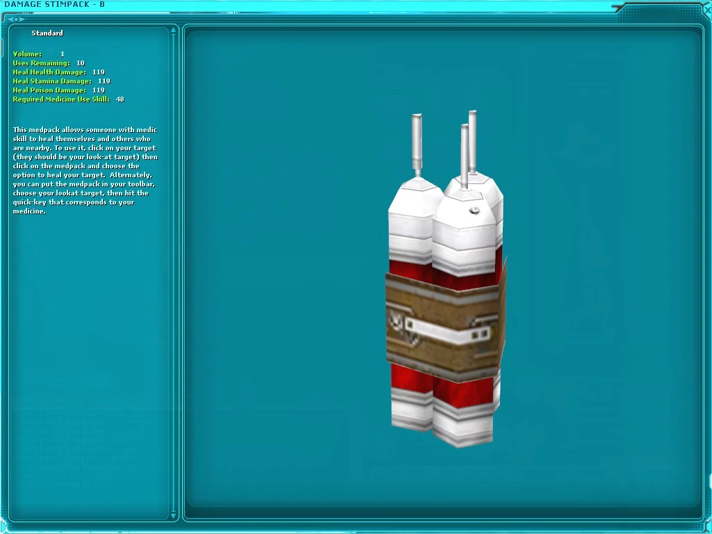 Damage Stimpack - B | SWG Wiki | Fandom
