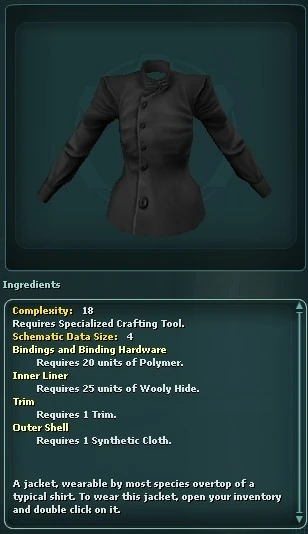 Suit Jacket | SWG Wiki | Fandom