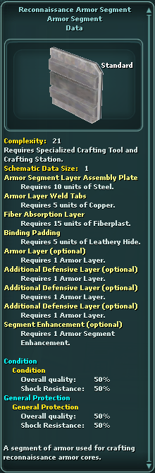 Reconnaissance Armor Segment | SWG Wiki | Fandom