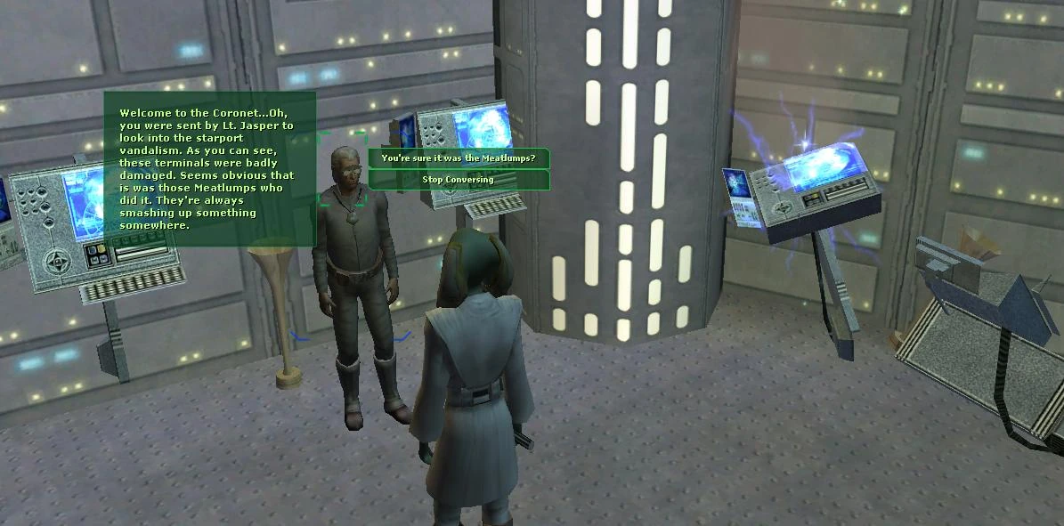 Coronet Starport Vandalism (Meatlumps) | SWG Wiki | Fandom