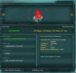 Twin Force-Crystal Cluster | SWG Wiki | Fandom