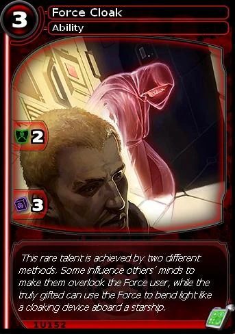Force Cloak (card) | SWG Wiki | Fandom