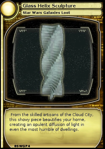 Glass Helix Sculpture | SWG Wiki | Fandom