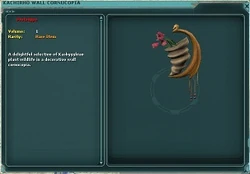 Kachirho Wall Cornucopia | SWG Wiki | Fandom