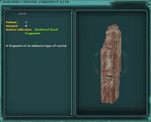 Unknown Crystal Fragment 6/10 | SWG Wiki | Fandom
