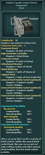 Combat-Capable Socket Cluster | SWG Wiki | Fandom