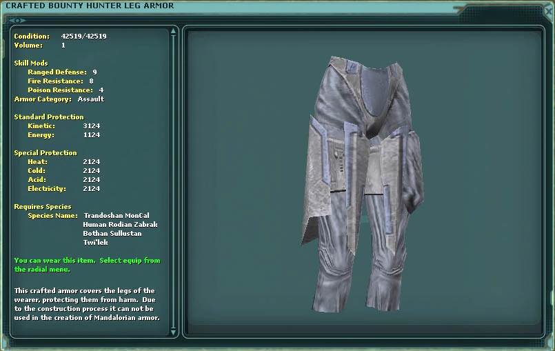 Bounty Hunter armor | SWG Wiki | Fandom