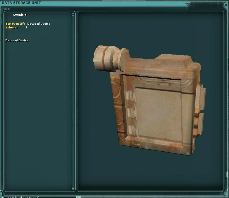 Data Storage Unit | SWG Wiki | Fandom