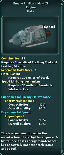 Engine Limiter - Mark II | SWG Wiki | Fandom