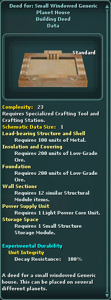 Small Windowed Generic House (Style 1) | SWG Wiki | Fandom