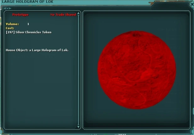 Large Hologram of Lok | SWG Wiki | Fandom