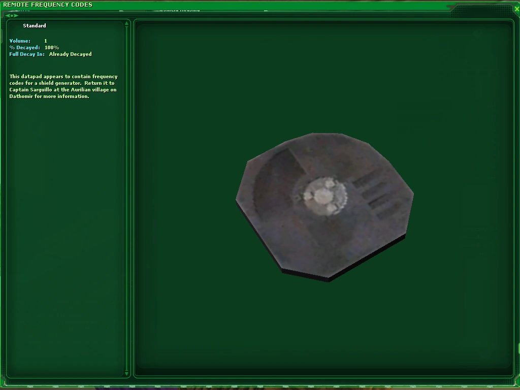 Remote Frequency Codes | SWG Wiki | Fandom
