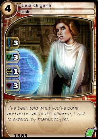 Leia Organa (card) | SWG Wiki | Fandom