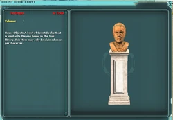 Count Dooku Bust (card) | SWG Wiki | Fandom