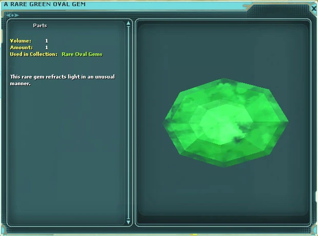 A rare green oval gem | SWG Wiki | Fandom