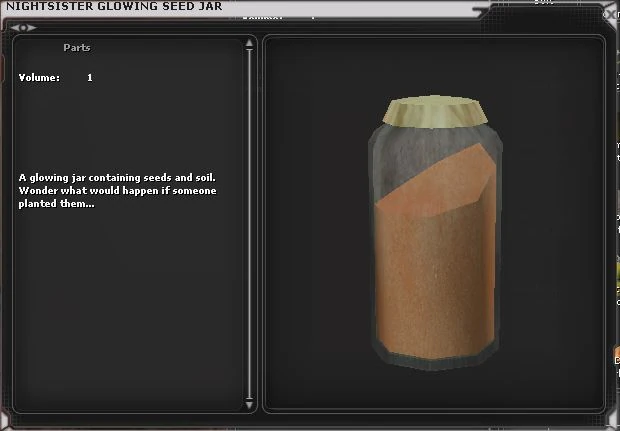 Nightsister Glowing Seed Jar | SWG Wiki | Fandom