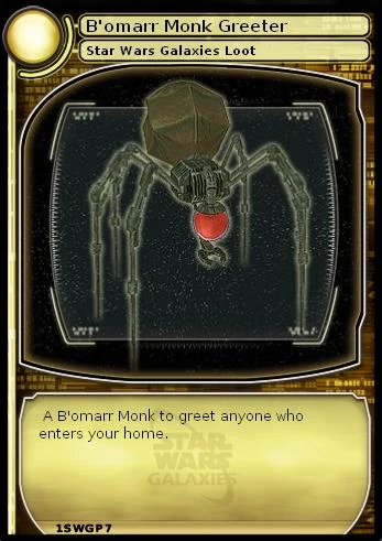 B'omarr Monk Greeter (card) | SWG Wiki | Fandom