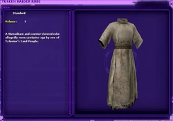 Tusken Raider Robe (non wearable) | SWG Wiki | Fandom
