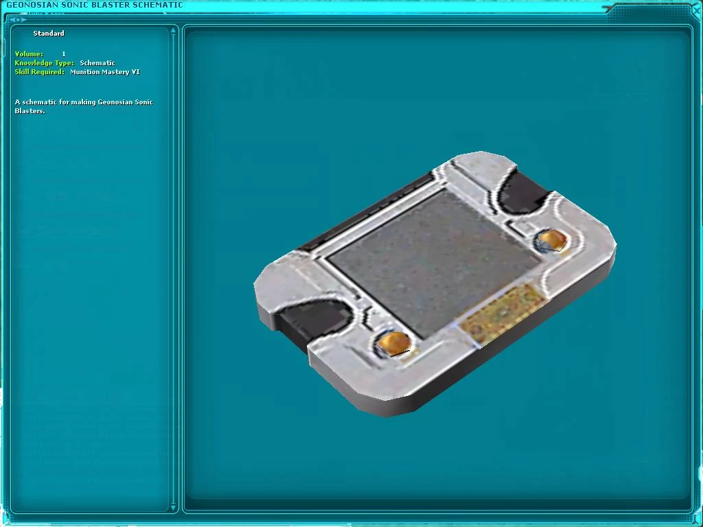 Geonosian Sonic Blaster | SWG Wiki | Fandom