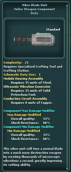 Vibro Blade Unit | SWG Wiki | Fandom