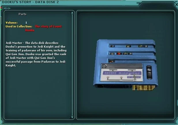 Dooku's Story - Data disk 2 | SWG Wiki | Fandom
