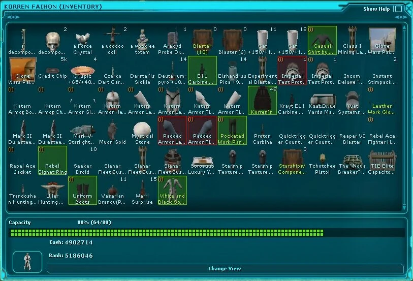 Inventory | SWG Wiki | Fandom