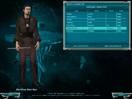 Xanthus Sen-Syn (character) | SWG Wiki | Fandom