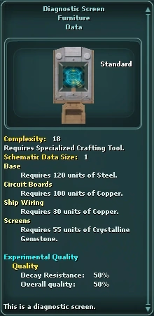 Diagnostic Screen | SWG Wiki | Fandom
