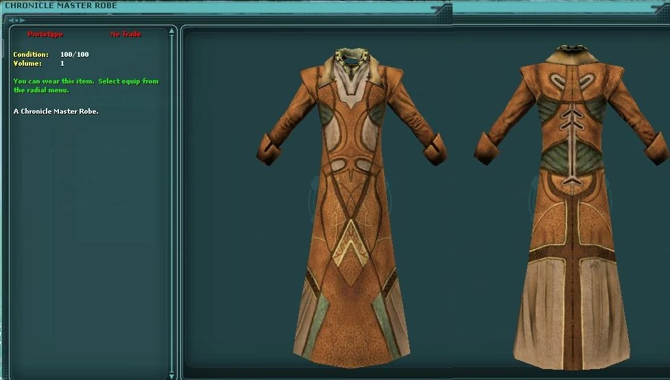 Chronicle Master Robe | SWG Wiki | Fandom