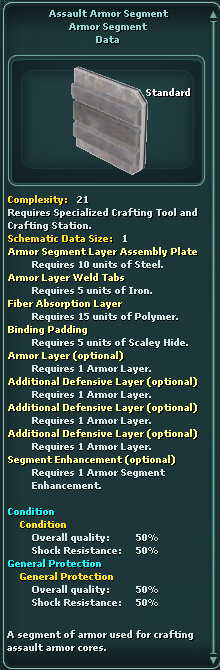 Assault Armor Segment | SWG Wiki | Fandom
