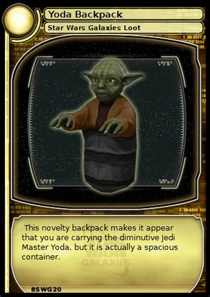 Yoda Backpack | SWG Wiki | Fandom