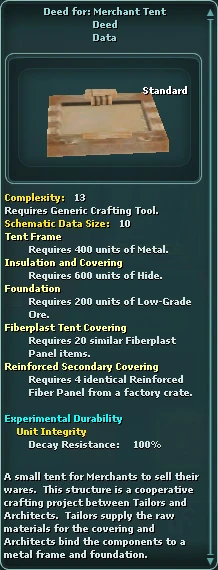 Merchant Tent | SWG Wiki | Fandom