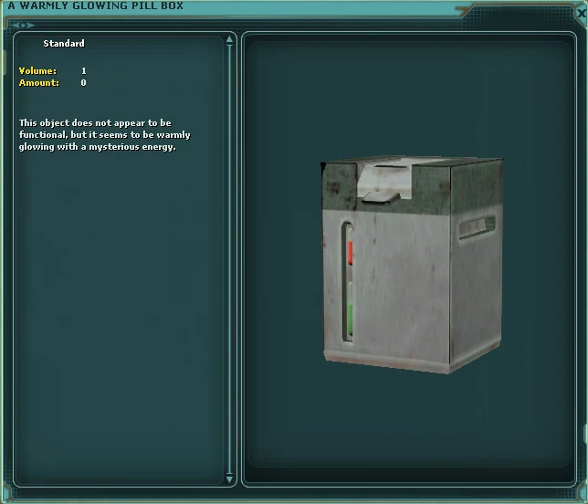 Warmly Glowing Pill Box | SWG Wiki | Fandom