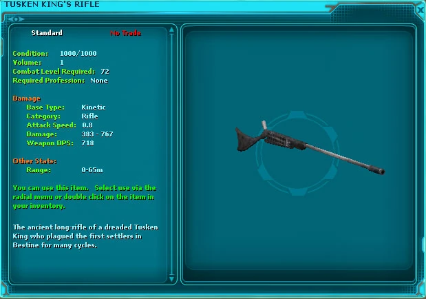 Tusken King's Rifle | SWG Wiki | Fandom