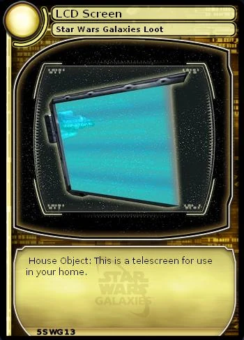 LCD Screen | SWG Wiki | Fandom