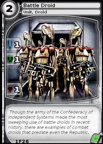 Battle Droid (card) | SWG Wiki | Fandom