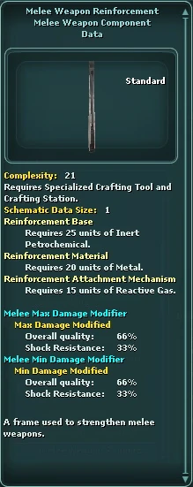 Melee Weapon Reinforcement | SWG Wiki | Fandom