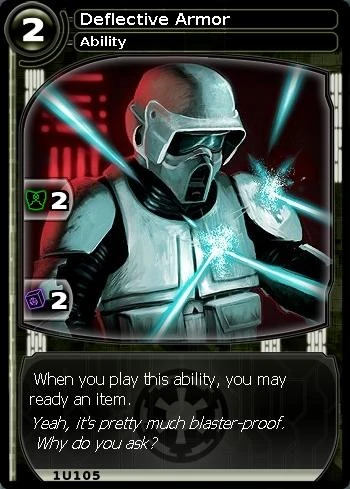 Deflective Armor (card) | SWG Wiki | Fandom