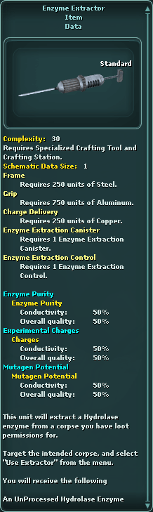 Enzyme Extractor | SWG Wiki | Fandom