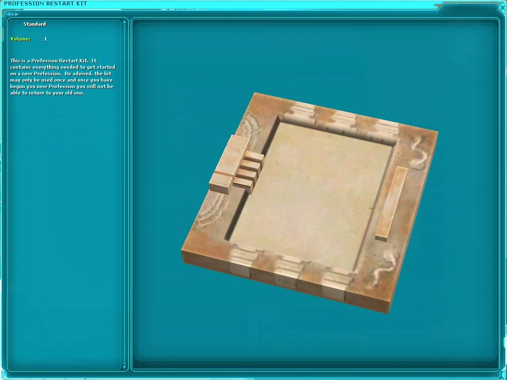 Profession Restart Kit | SWG Wiki | Fandom